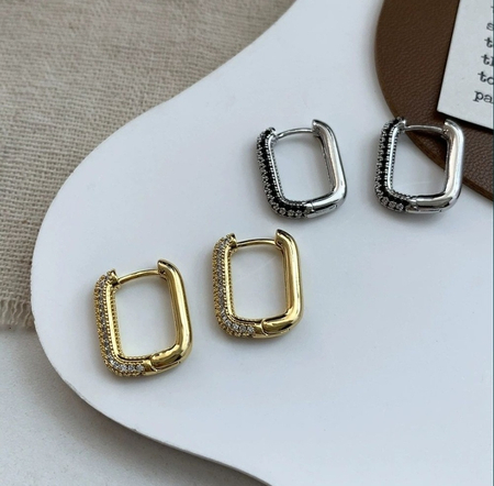 Серьги, сережки из Корея, New model