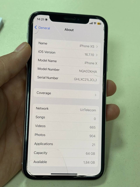 iPhone X 64 gb white