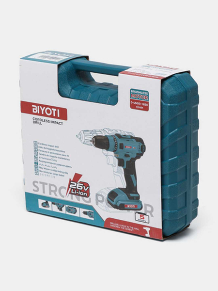 Аккумуляторный шуруповёрт Biyoti 26V