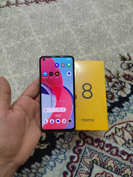 Realme 8 6+6/128GB Igravoy Silver Original Karobkami Sastayani Xaroshi