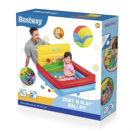 Игровой центр BestWay Sort N' Play Ball Pit 104x94x61cm 52546 BW