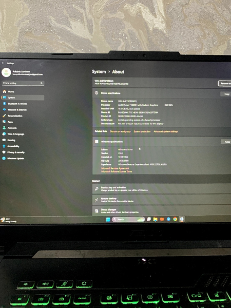 Asus tuf gaming a15