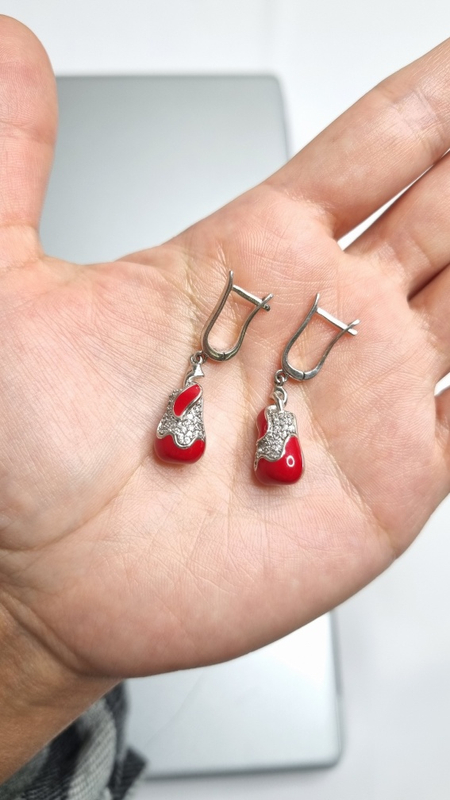 Серьги из серебра