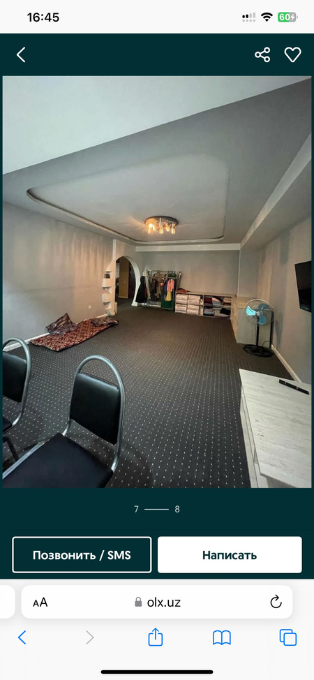 Срочно! Пр. Бабура 4/8/9 ор-р Яккасарай РОВД Пл.110м2