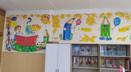 Рисую на стенах рисунки