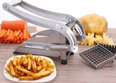 Ручная картофелерезка металлическая машинка