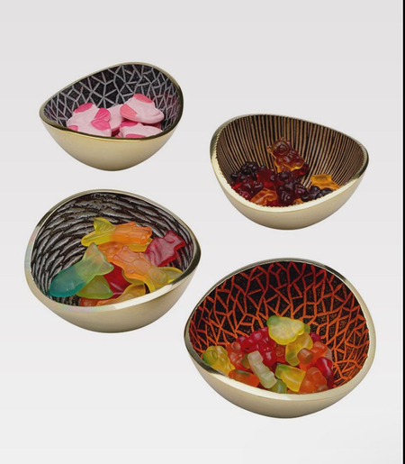 Kare Design - 4 PACK Набор мисок золотой
