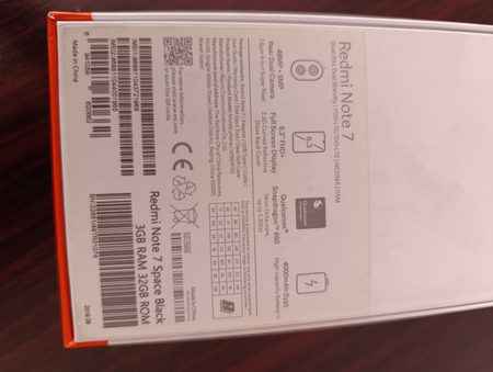 Redmi note 7 space black