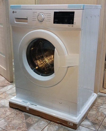 (7кг) LG Стиральная машина Inverter Direct drive motor+Steam Доставка
