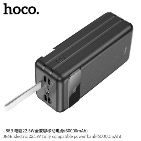 power bank Hoco J86B 60000mah USB 22.5w Type-c 20w