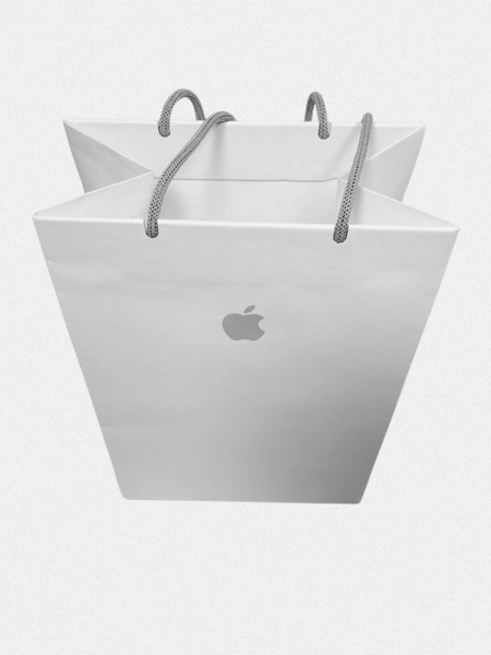 Подарочный пакет с логотипом Apple, пакет подарочный, 30 * 20 см
