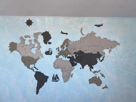Devorga osiladigan Dunyo xaritasi 165 x 95 sm (Telegram: maps_of_uz)
