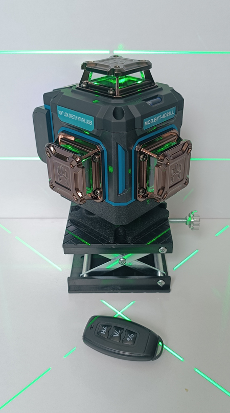 Лазерный уровень lazerniy uroven biyoti lazir 4D. 360G. 2024 yil.
