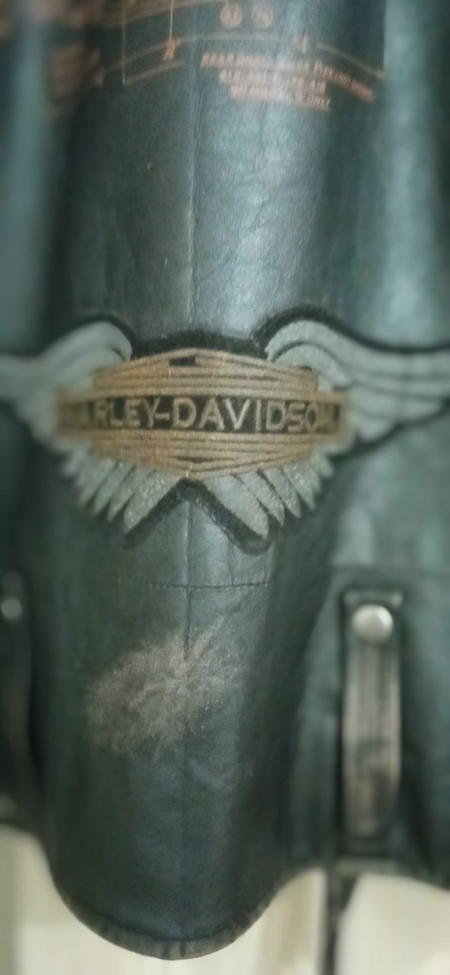 Мужская Кожаная куртка косуха Harley Davidson