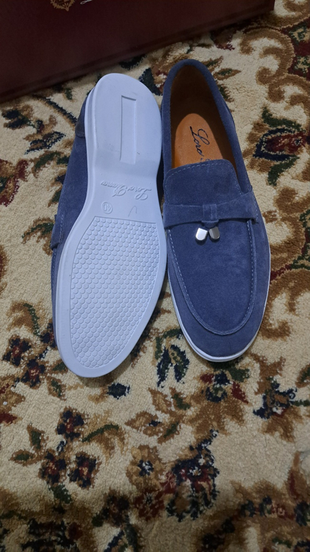 LORO PIANA кожаные замишивие макасины