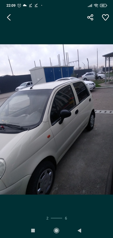 Matiz evro sotiladi