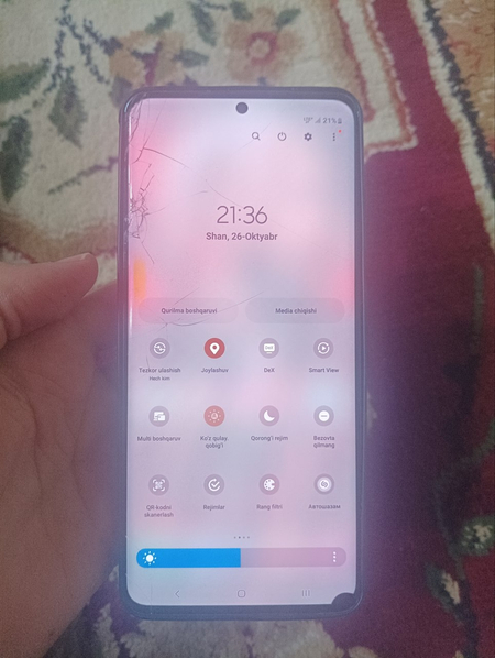 S20 ultra 5g sotiladi 12/256 gblik