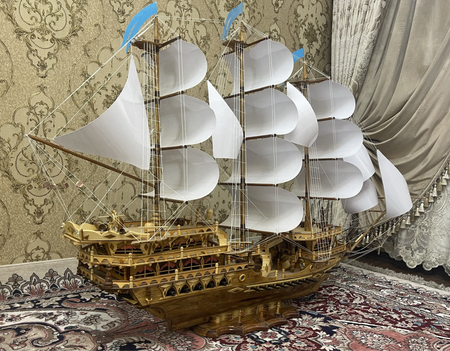 Qoʻl mehnatida yasalgan karabl kelishamiz