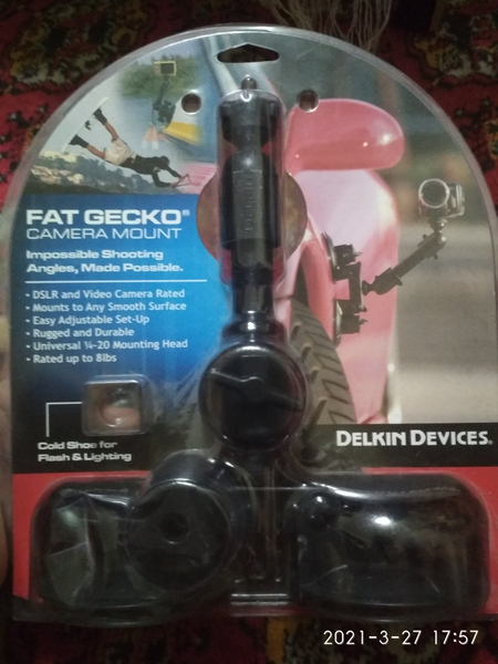 Delkin device. Присоска для камеры. Kamera uchun moslama