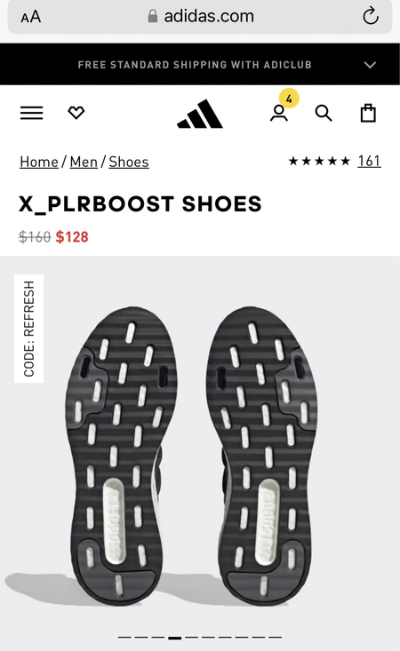 Кроссовки Adidas X_PLRBOOST