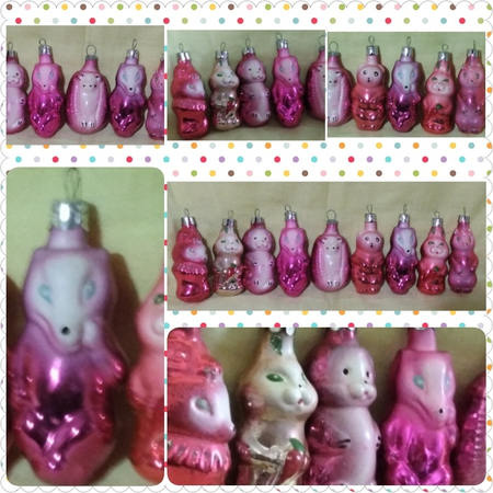 Елочные игрушки, стекло СССР