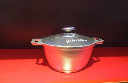 Кастрюля KUKMARA летая алюминиевая Казан Кукмара с плоским дном Qozon