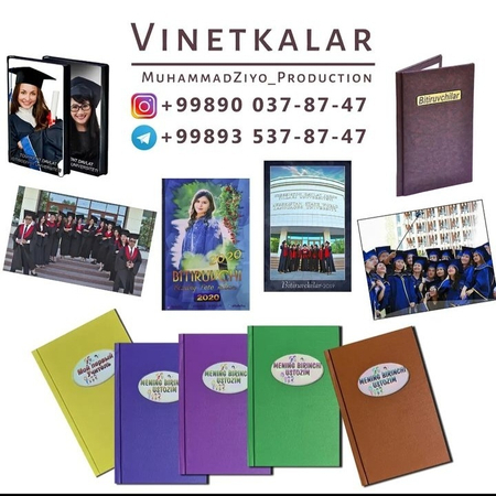 Vinetkalar barcha turdagi va foto uslugalar
