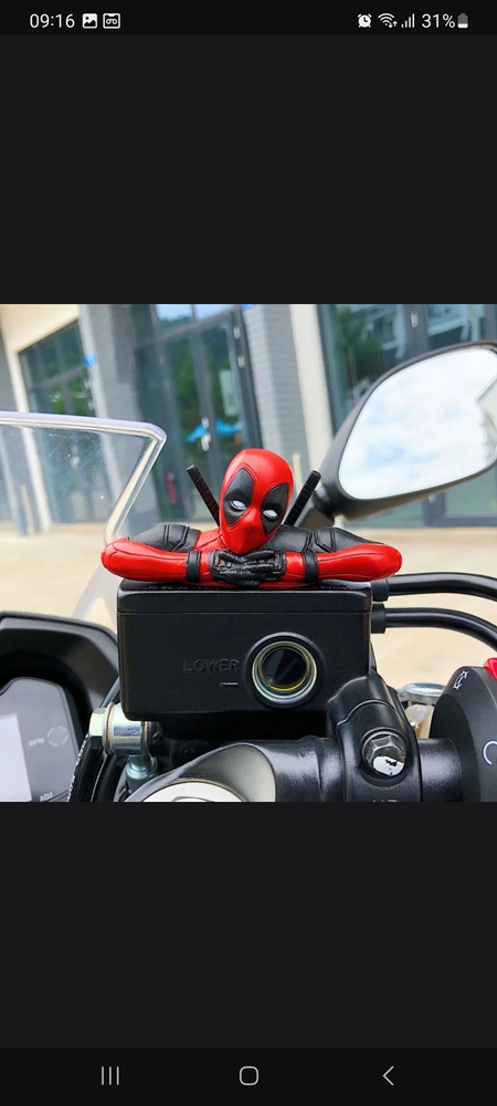 Фигурки deadpool в авто и мото