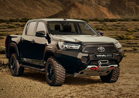 Силовой передний бампер RIVAL для TOYOTA HILUX (2021-)