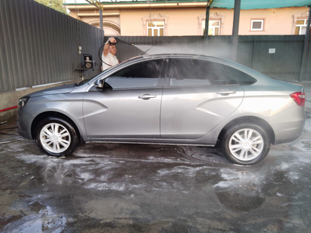 Lada Vesta sedan.
