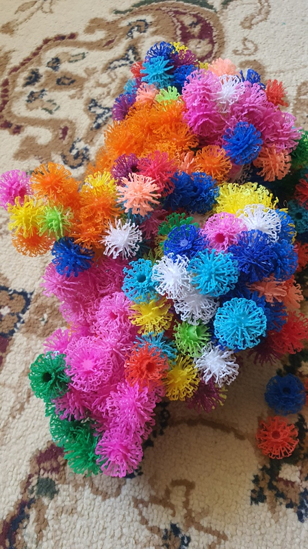 Конструктор мягкий липучка