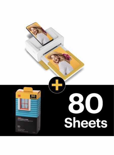 Портативный блютуз фотопринтер Kodak.
