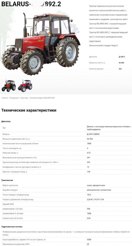 Traktor mtz belarus трактор мтз беларус 892.2 булиб тулашга