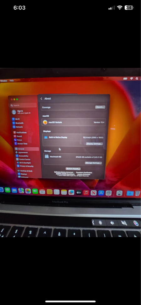 Apple MacBook Pro, M1,