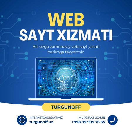 Разработка сайтов в Ташкенте / Sayt yaratish / website / vebsayt
