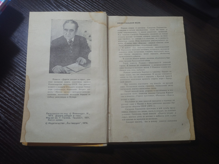 Дорога Уходит в Горы Сагдулла Караматов книга