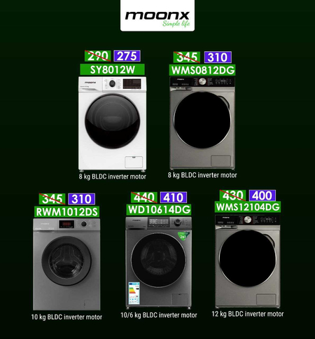 Стиральные машины MOONX 6 кг/АКЦИЯ/Все модели/Гарантия + Доставка