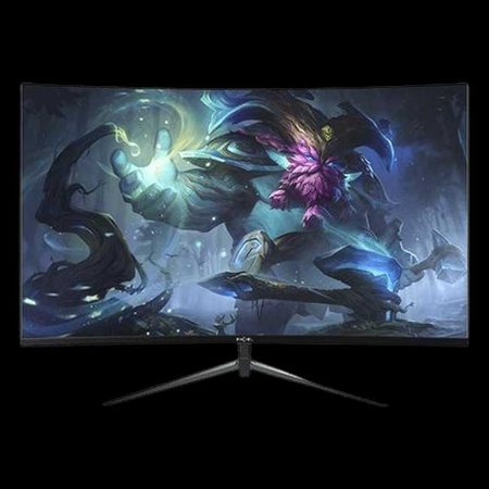 180hz 1ms Gaming and Trading Monitor Pixel 24” curved Black No Frame