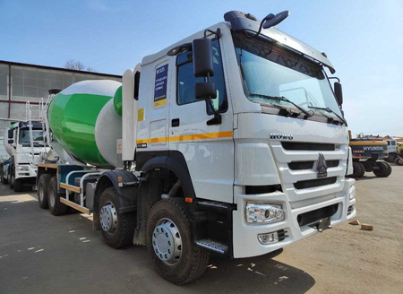 HOWO 8x4 CNG миксер 12м³