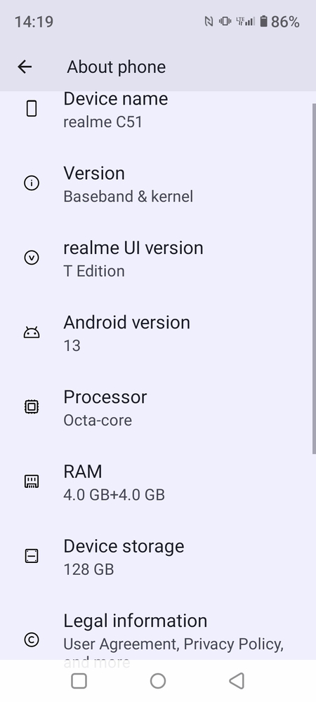 Realme c51 128/8