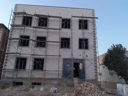 Fasad ishlarini qilamiz