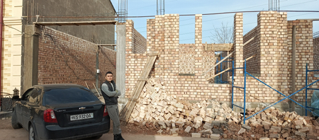 Katlavandan boshlap tom qismigacha.beton gʻisht suvoq stiyashka tom