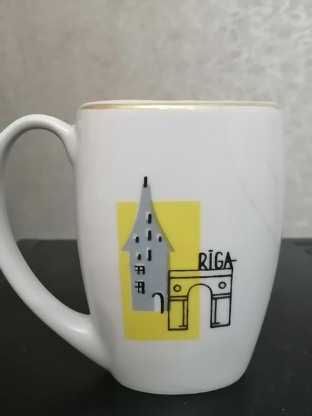 Рижская кружка с трубочкой