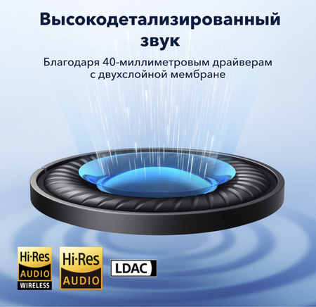 Anker Space Q45 Адаптивные наушники с активным шумоподавлением