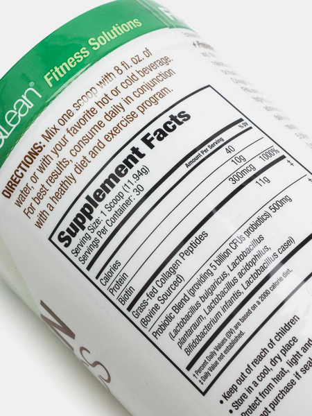 Коллаген с пробиотиками от Fit& Lean Collagen + Probiotics, 30 порций!