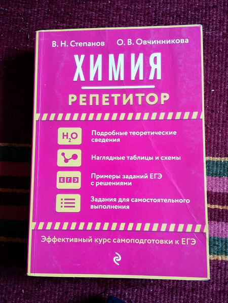Книги по химии для абитуриентов
