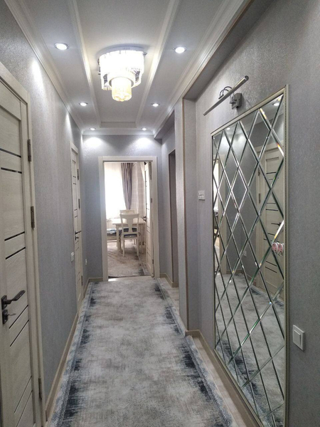 Д.Народов Ташкент сити. 3х комнатная 9 этаж 96m2.