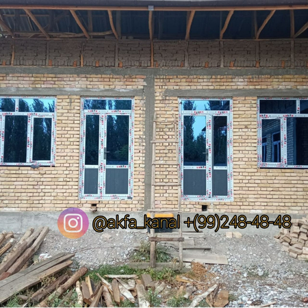 Akfa eshik rom derazalar Toshkentda Собираем окно,двери в ташкенте