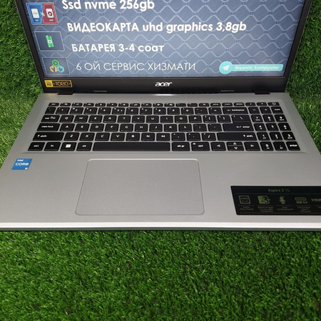Acer i3 13gen 8gb ssd 256gb