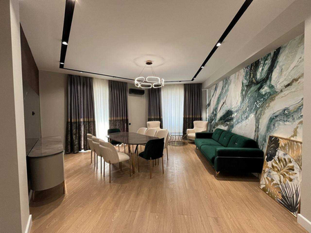 2 комнатная новая квартира ЕВРО ремонт качественный, 92м2 City Life
